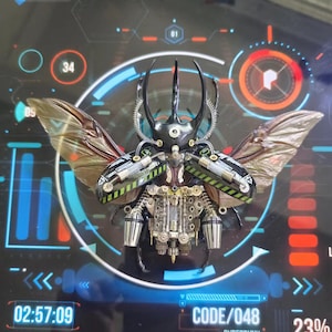 Steampunk Beetle Powered by A V8 Engine Cyborg Mechanical Insects ...