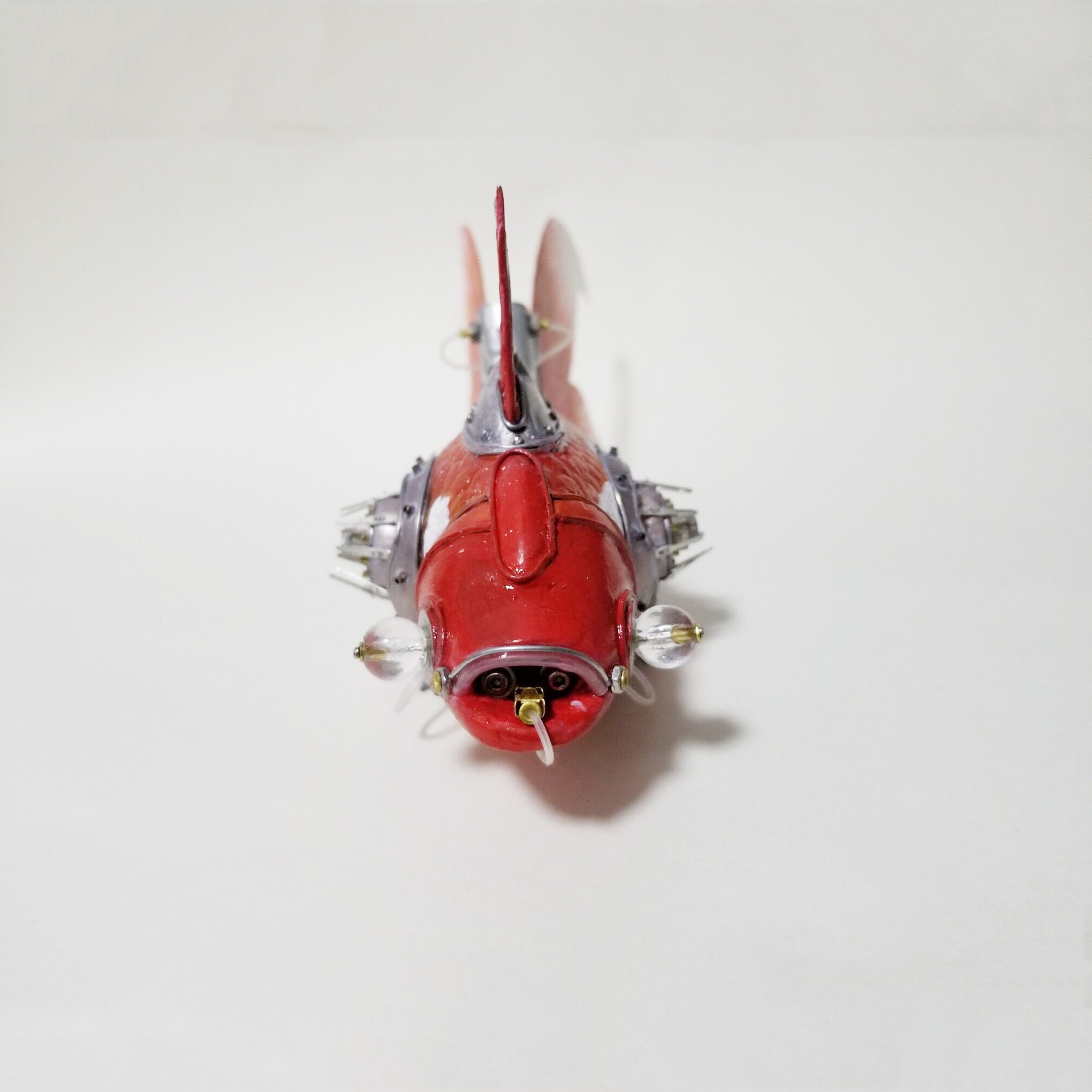 Gold Fish Mechanical Mutant 3D Robot Creature Animals Art - Etsy