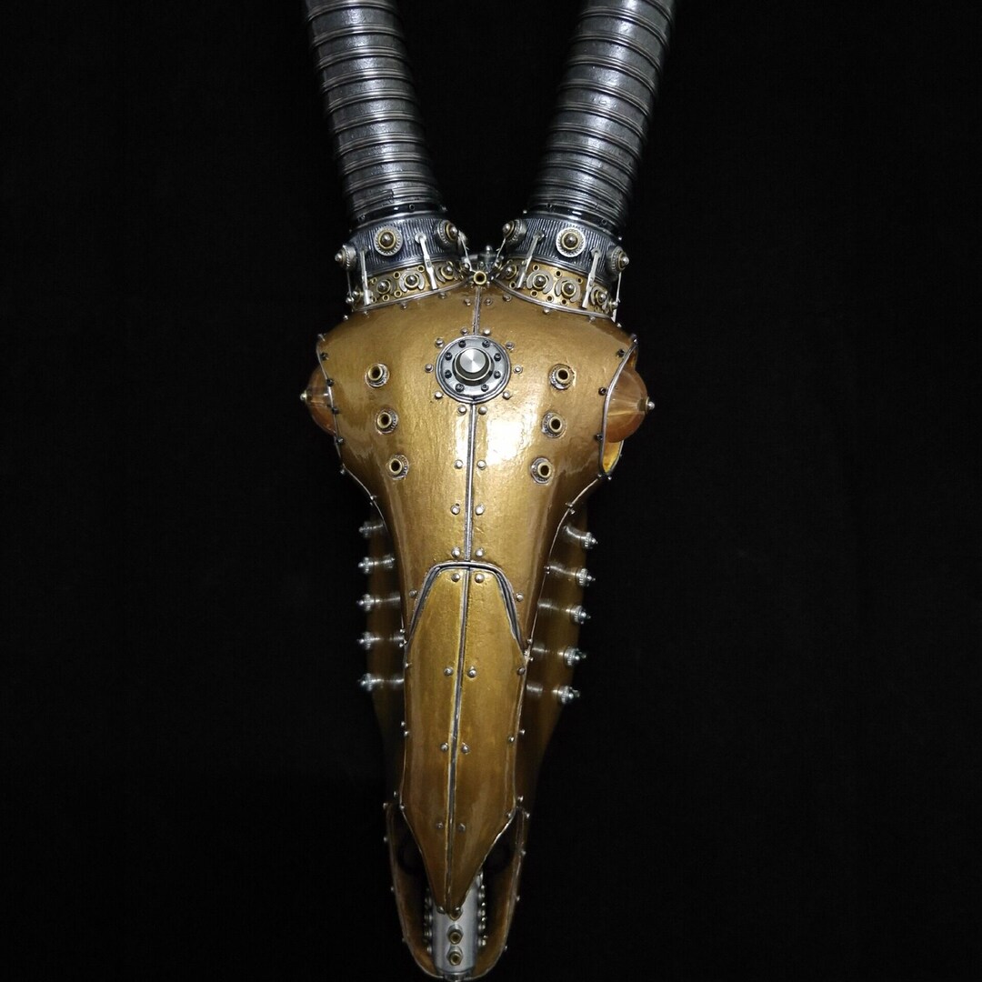 Antelope Head Mechanical Mutant 3D Robot Creature Animals Handmade ...