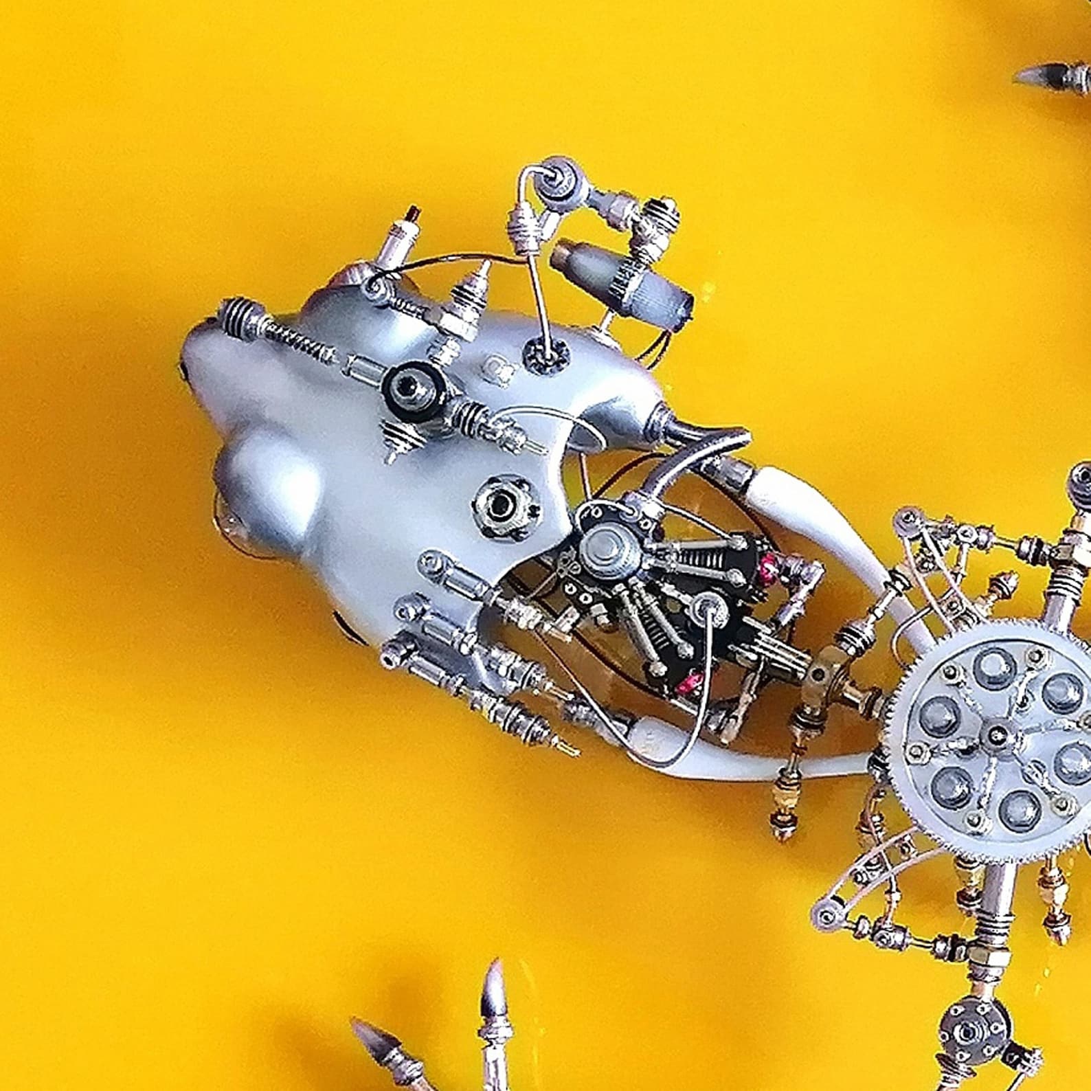 Mechanical Skeleton of Leopard Gecko Lizard Mutant 3D - Etsy