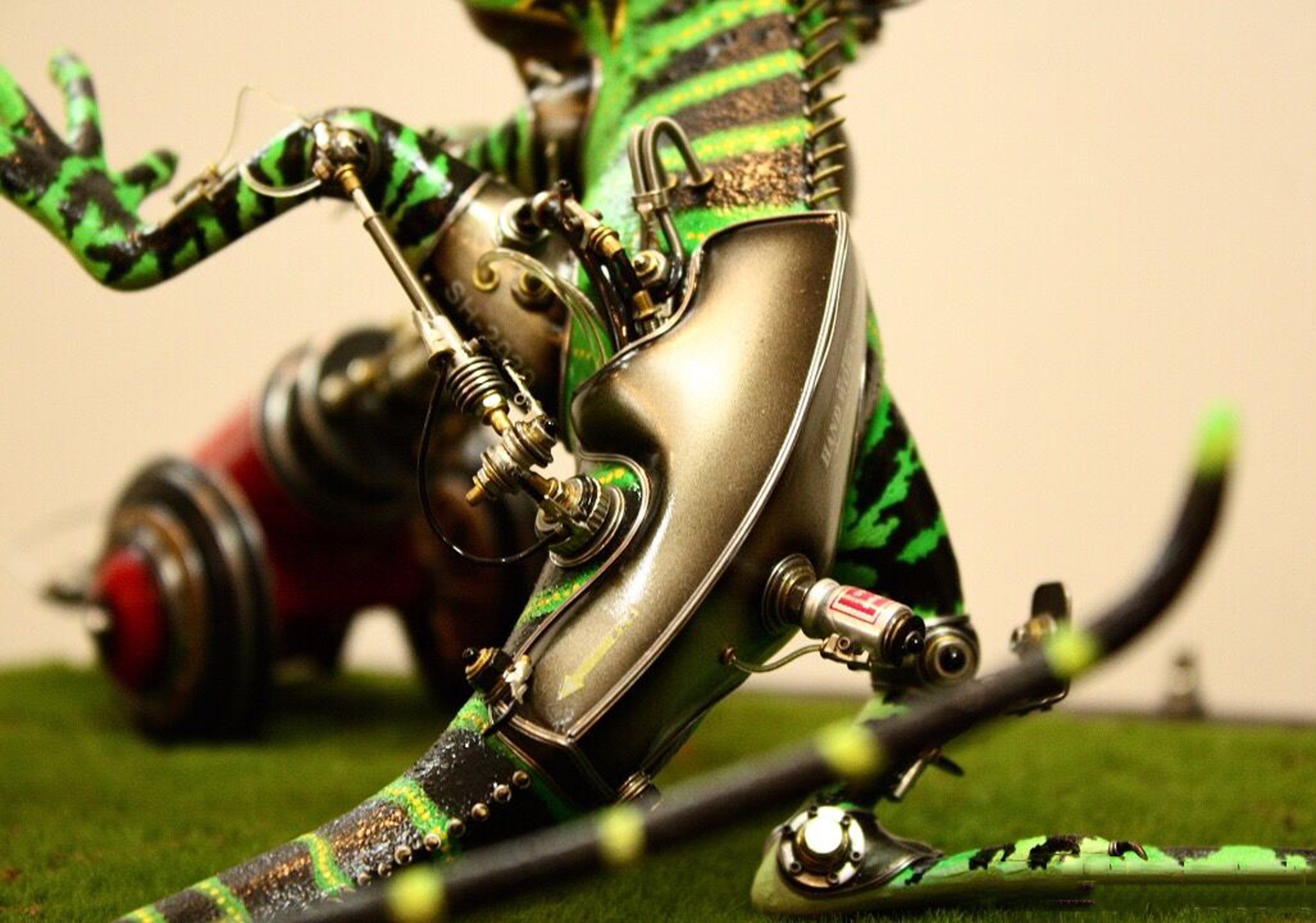 The Lizard Mechanical Mutant 3D Robot Creature Animals - Etsy