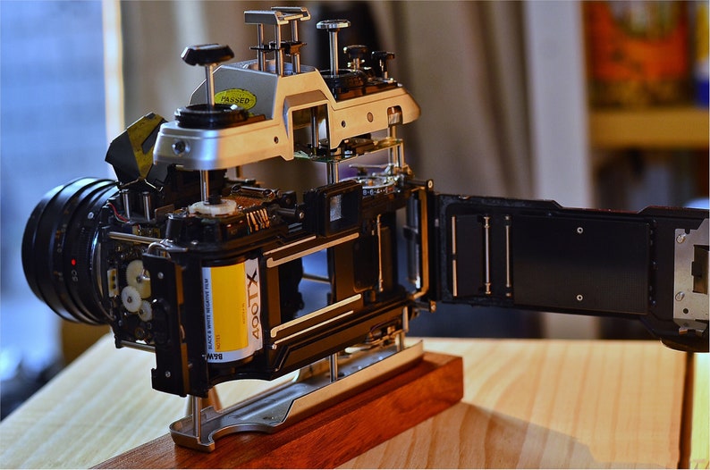 Disassembled 3D Mechanical Camera Deconstructed Art Decorative ...