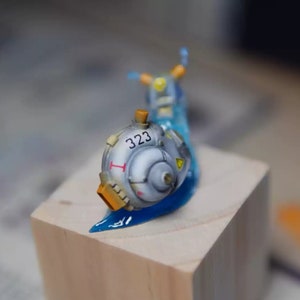 Mechanical Snail Mutant Handmade Crafts Biomech Sculpture Fantasy Art ...