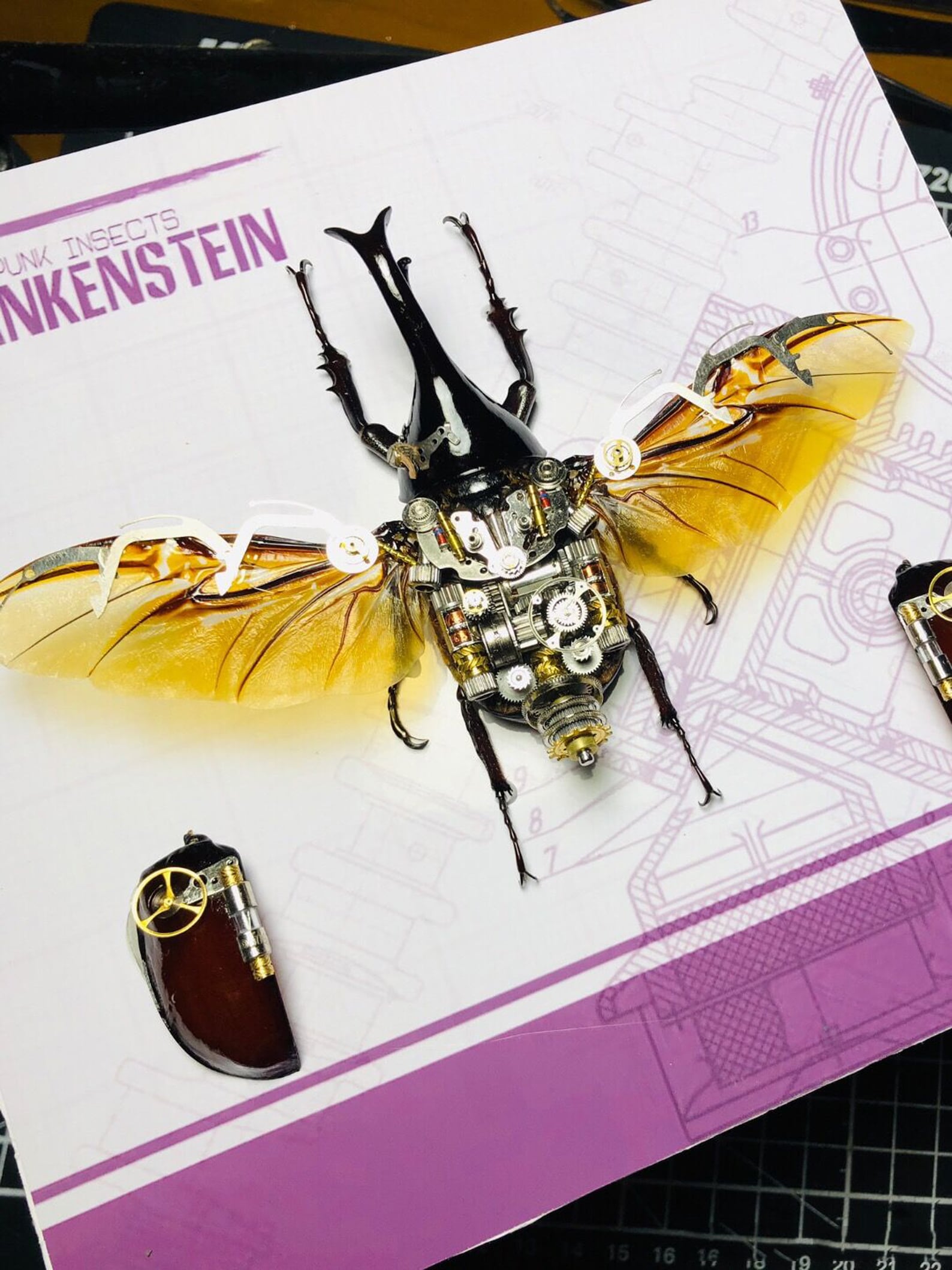 Steampunk Cyberpunk Beetle Insect Machenical Creatures - Etsy