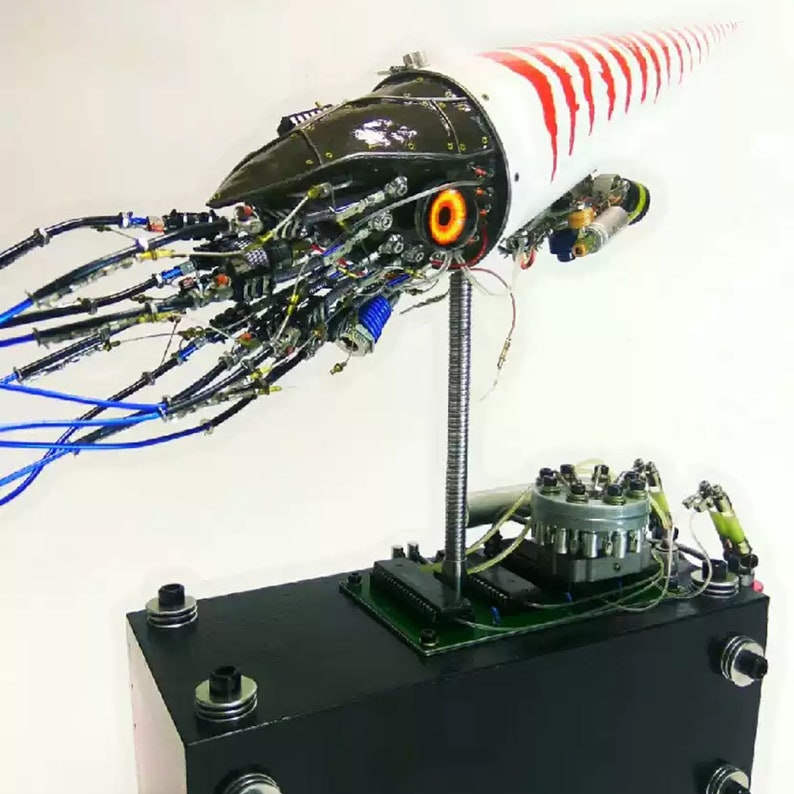 Orthoceras Nautilus Mechanical Mutant Robot Creature Animals Handmade ...