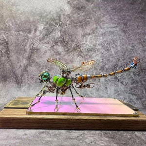Mechanical Dragonfly Mutant, Sci-fi Fantasy Figurine, 3D Robot Creature ...