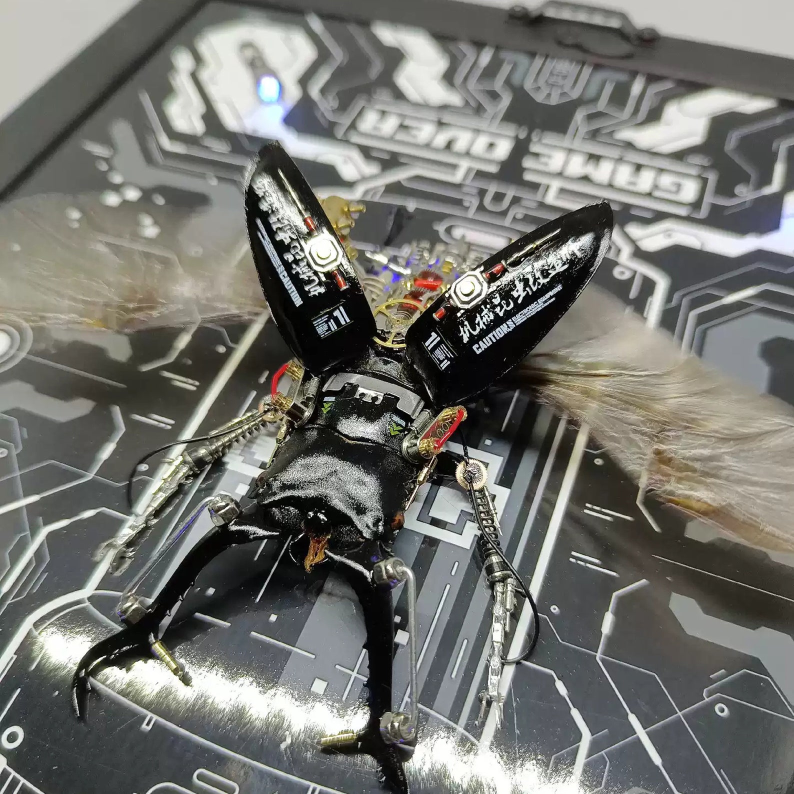 Steampunk Cyborg Mechanical Beetle Bugs Insects, Kinetic Sculpture ...