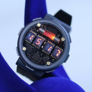 Cyberpunk Nixie Watch, App Controlled, IP67 Waterproof, Neat Circuit ...