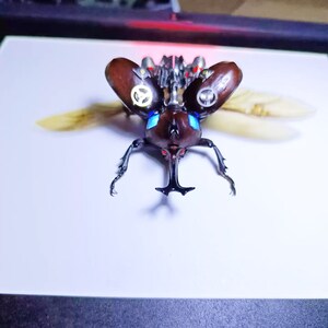 Steampunk Cyborg Mechanical Beetle Insects Bugs Biomech Concept Art ...