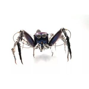 Mechanical Mutant 3D Jumping Spider Sculpture Handmade Sculpture Table ...