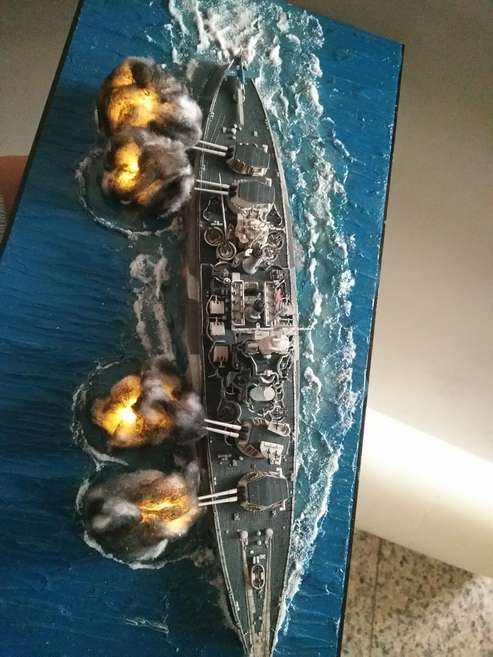 USS Battleship Resin Model Colorado-class Battleship Scale | Etsy