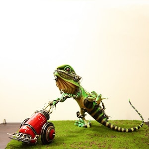 The Lizard Mechanical Mutant 3D Robot Creature Animals Handmade ...