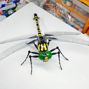Mechanical Dragonfly Mutant, Sci-fi Fantasy Figurine, 3D Robot Creature ...
