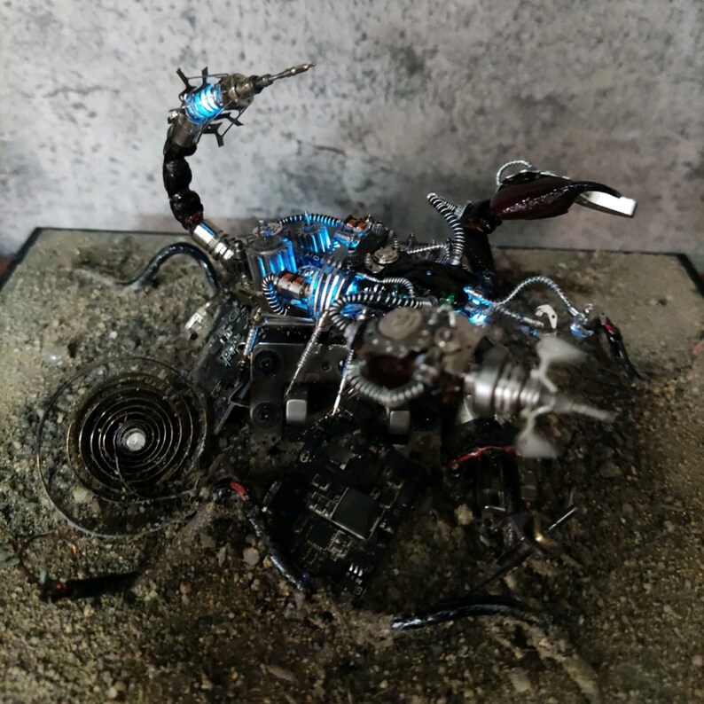 Cyberpunk Steampunk Beetle Insect Machine Kinetic Sculpture - Etsy