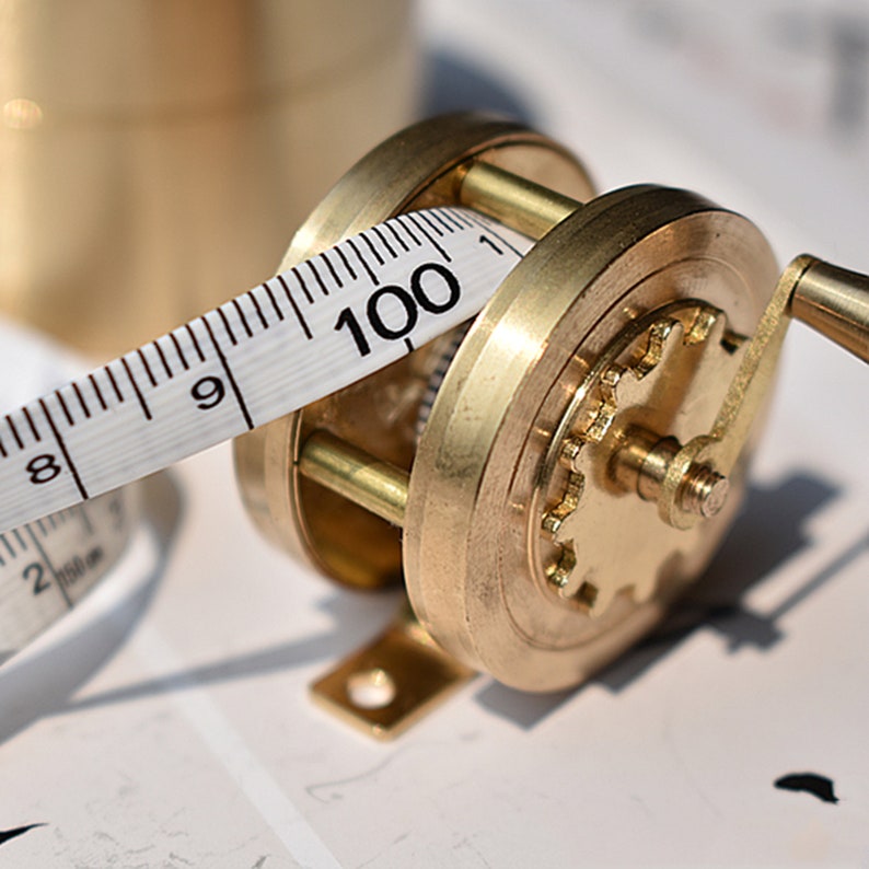 Handmade Brass Tape Measure in Vintage Industrial Style Made - Etsy