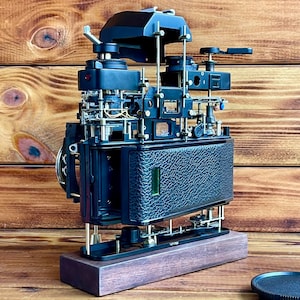 Disassembled 3D Mechanical Camera Deconstructed Art, Decorative ...