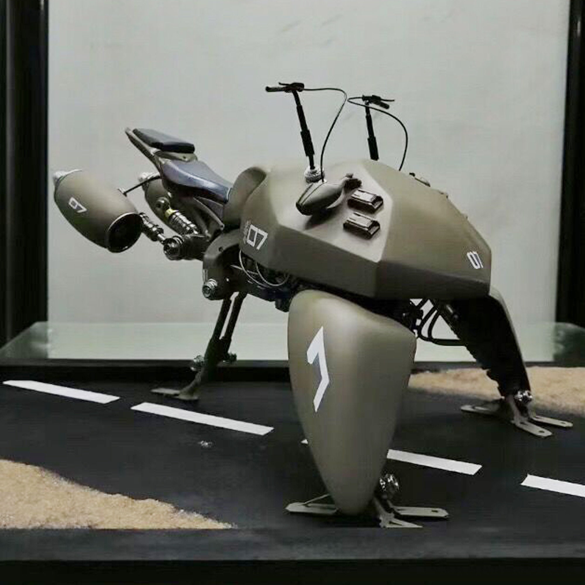 Motorbike Animalized Mutant 3D Robot Creature Animals Handmade ...