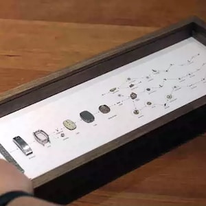 Disassembled Omega Watch Frame Art, A Unique and Personalized Gift to Honor Your Loved Ones ...