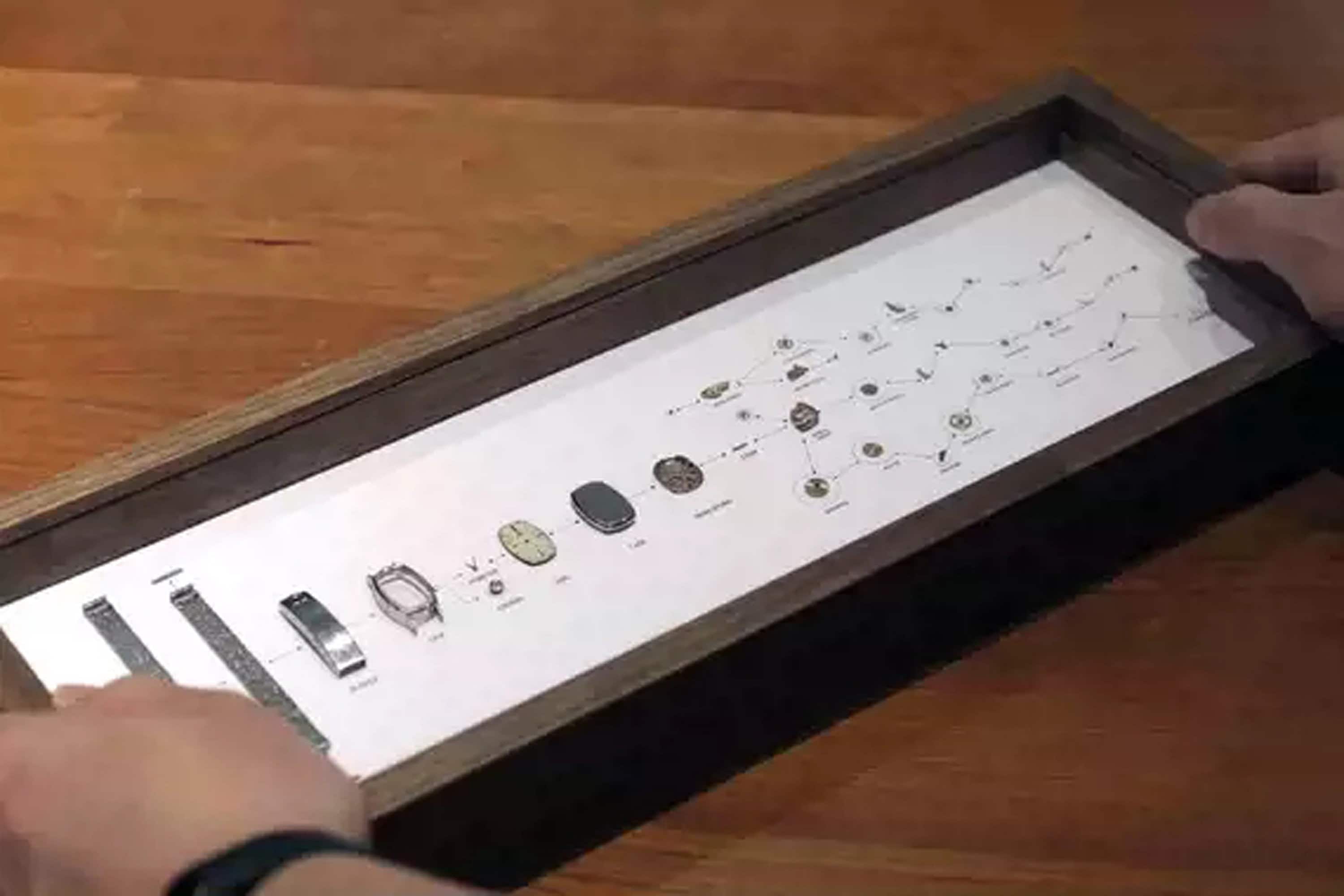 Disassembled Omega Watch Frame Art, A Unique and Personalized Gift to ...