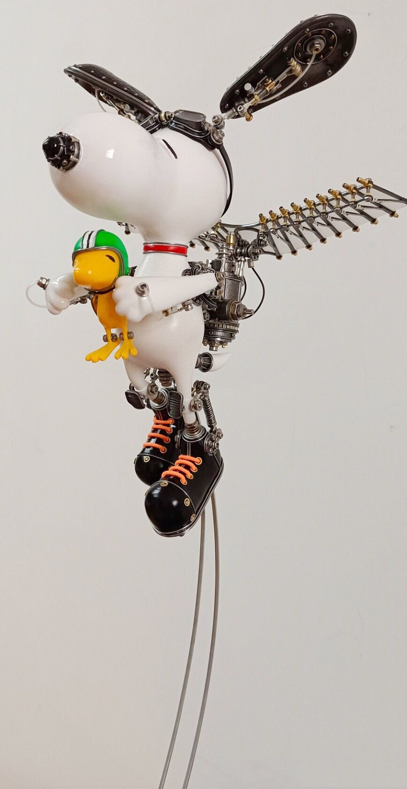Snoopy Dog Mechanical Mutant 3D Robot Creature Animals - Etsy