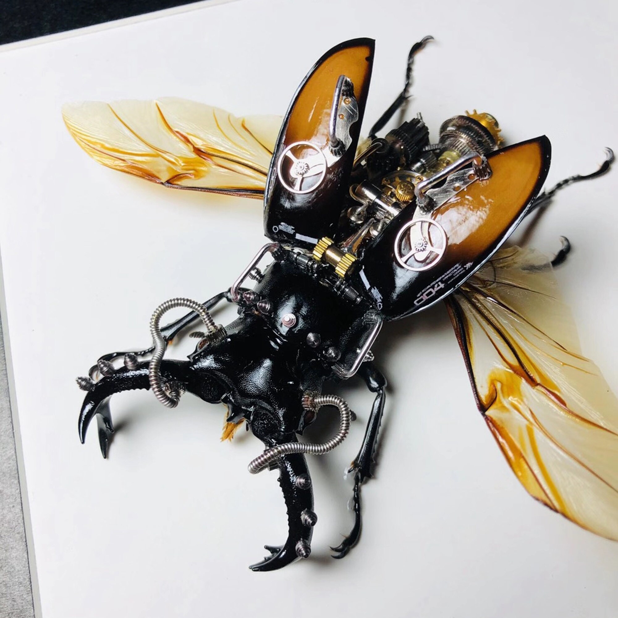 Steampunk Cyborg Mechanical Beetle Insects Bugs Kinetic Sculpture Art ...