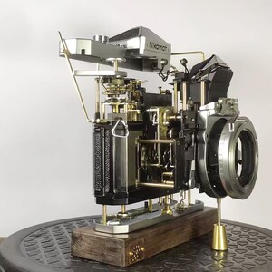 Disassembled 3D Mechanical Camera Deconstructed Art Decorative ...