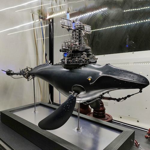 Legendary Whale Mechanical Mutant 3D Robot Creature Animals - Etsy
