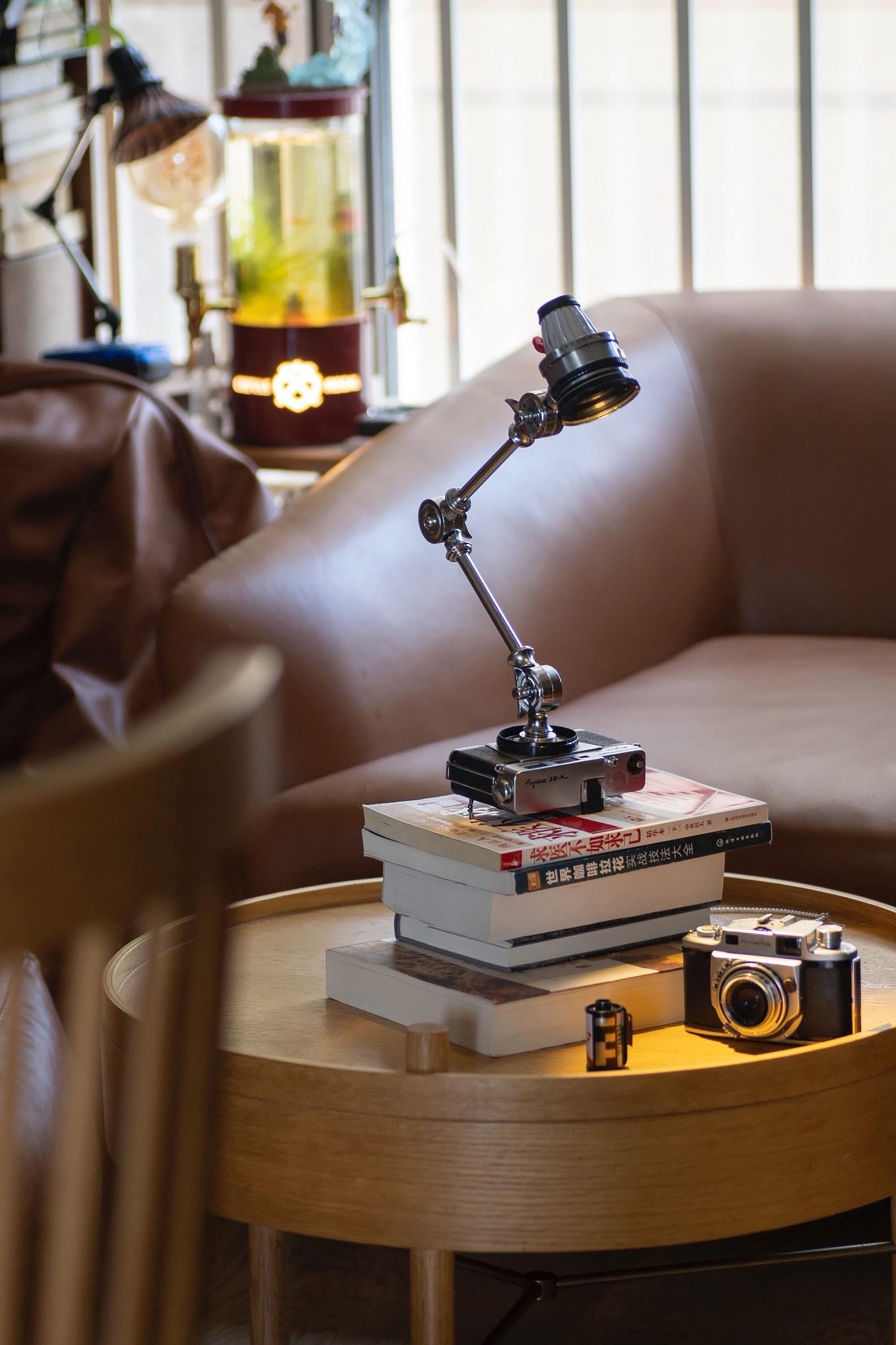 Handmade Camera Desk Lamp, Unique Shade Transformed From A Lens With A ...