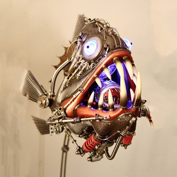 Robot Sculpture - Etsy