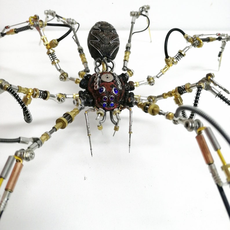 Mechanical Steampunk Spider Mutant Robot Sculpture Made by New - Etsy