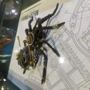 Steampunk Tarantula Spider Features A Wheel-like Abdomen Generates and ...