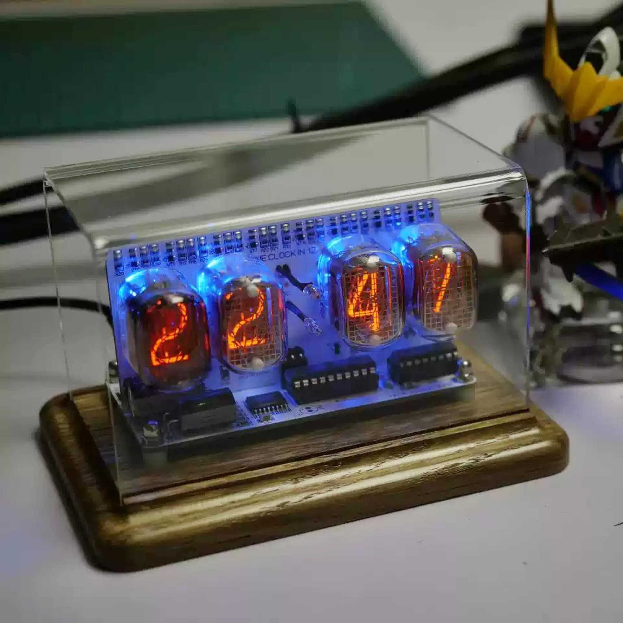 Nixie Tube Clock Cyberpunk Table Lamp Neat Beautiful Visible - Etsy UK