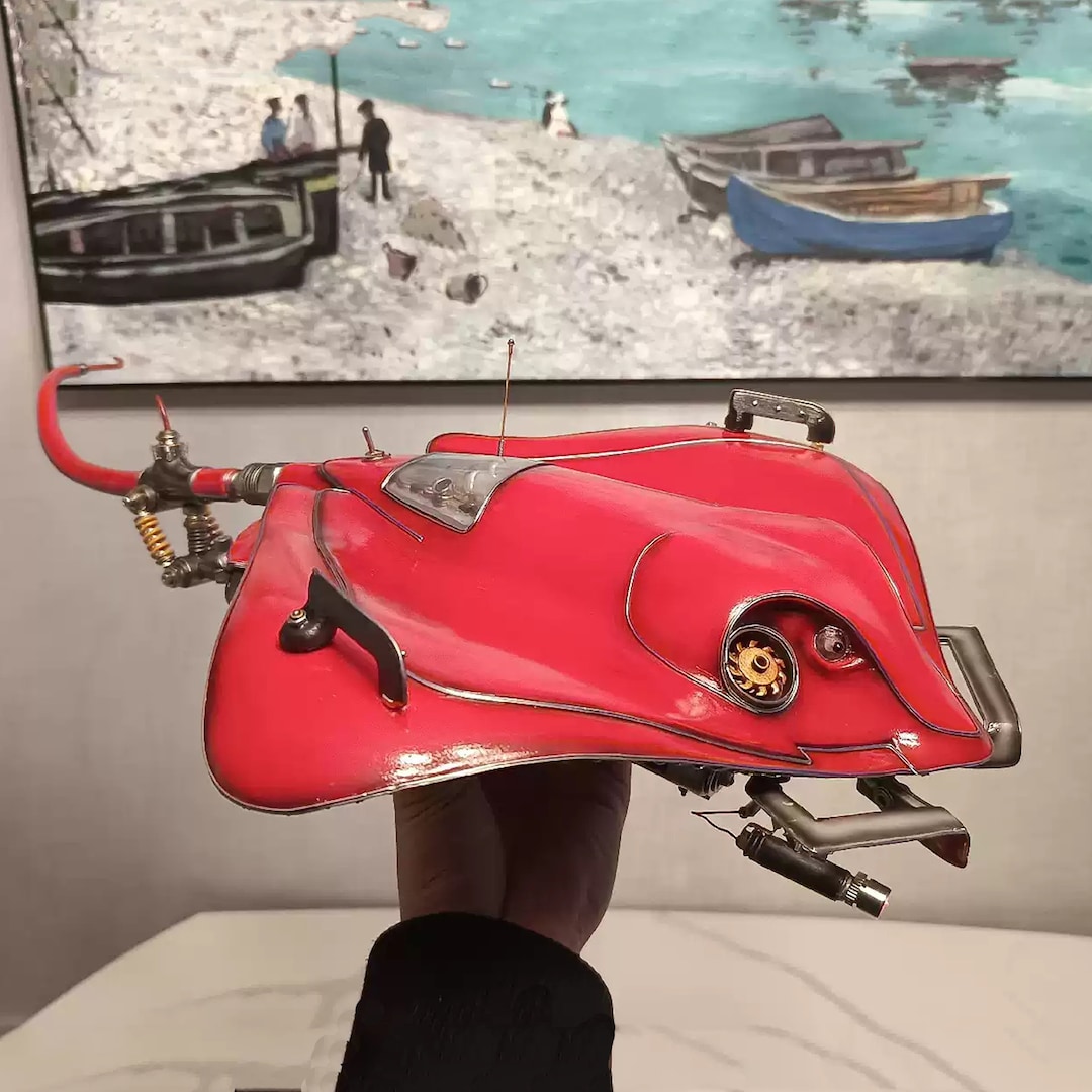 Manta Ray Mechanical Mutant 3D Robot Creature Animals Art Handmade Sci ...