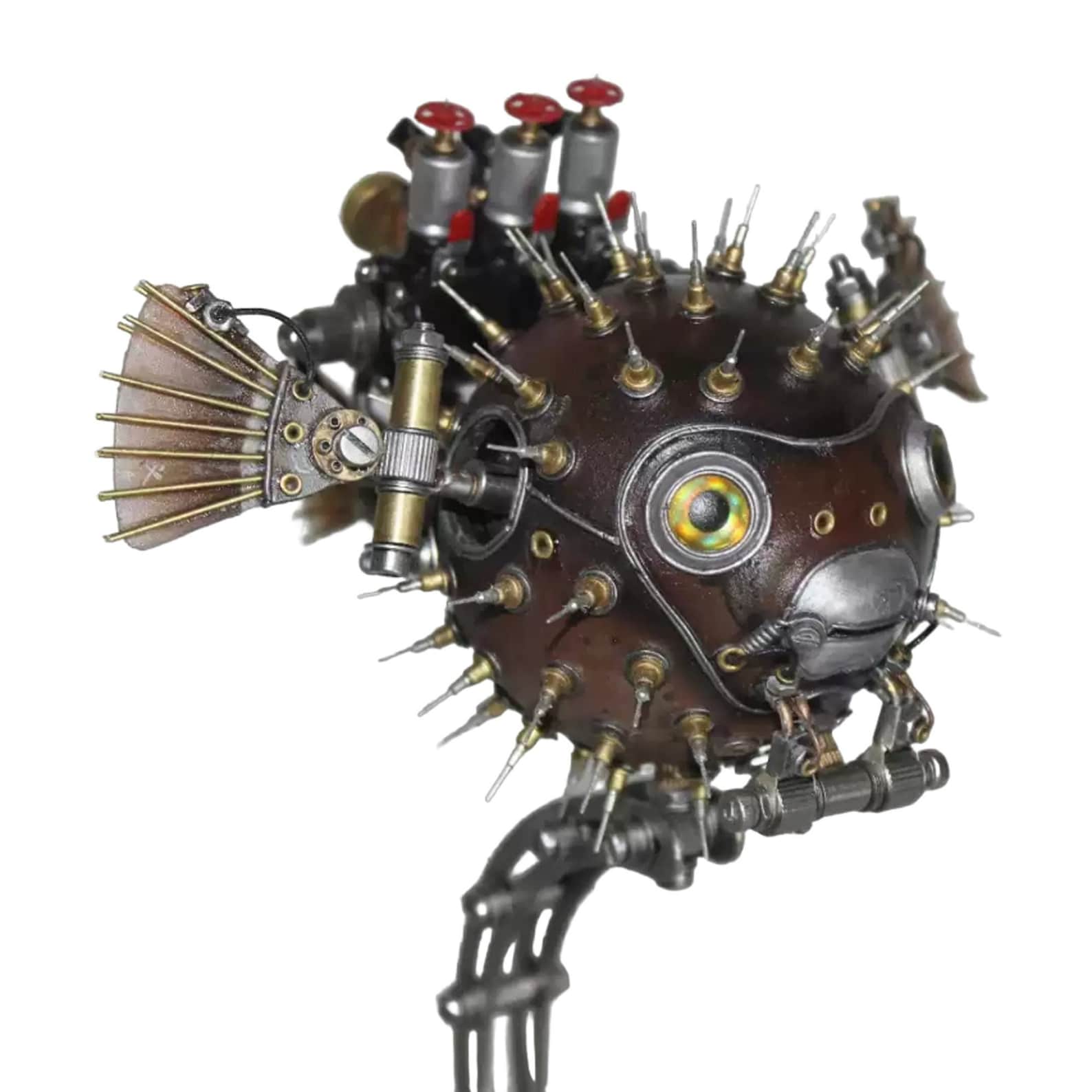 Globefish Mechanical Mutant 3D Robot Creature Animals Handmade ...