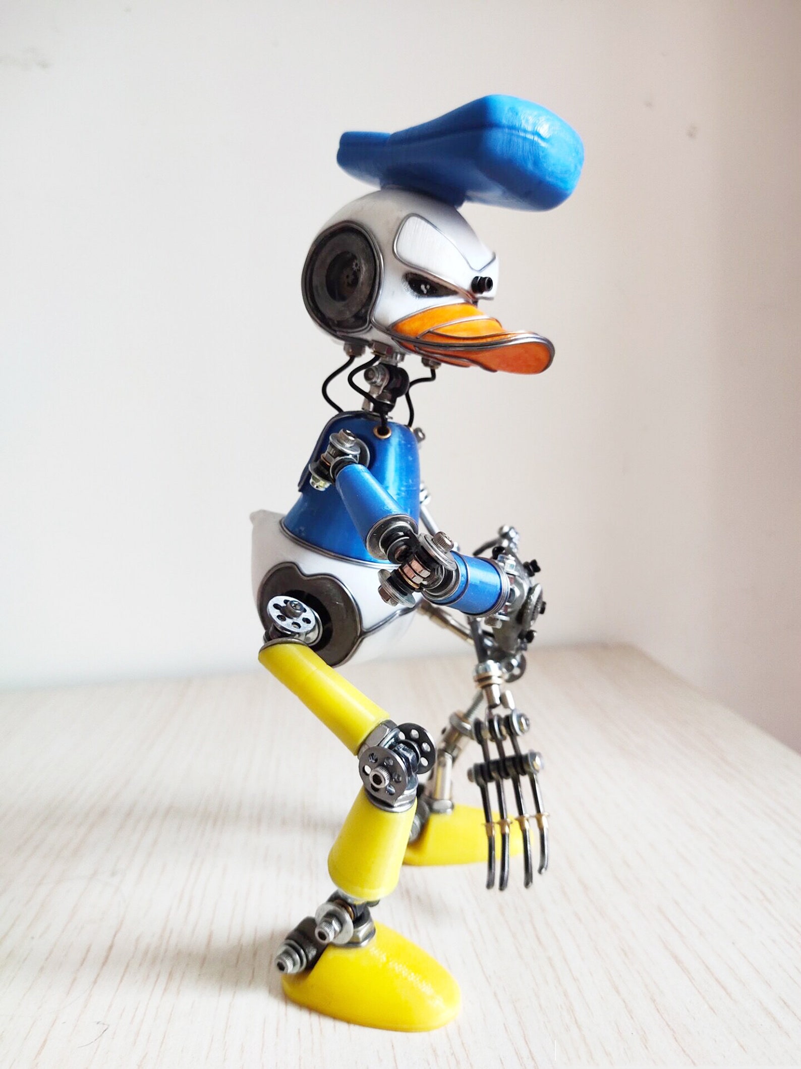 Donald Duck Mechanical Mutant 3D Robot Creature Animals Handmade ...