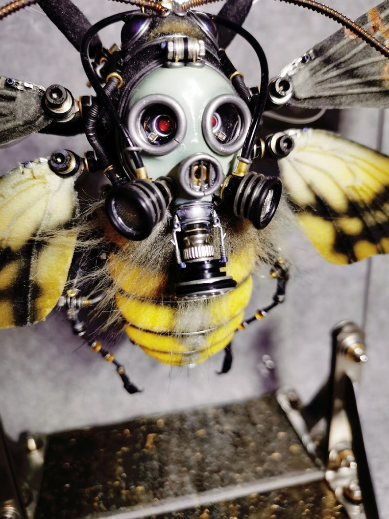 Death's-head Hawkmoth Mechanical Mutant 3D Robot Creature - Etsy