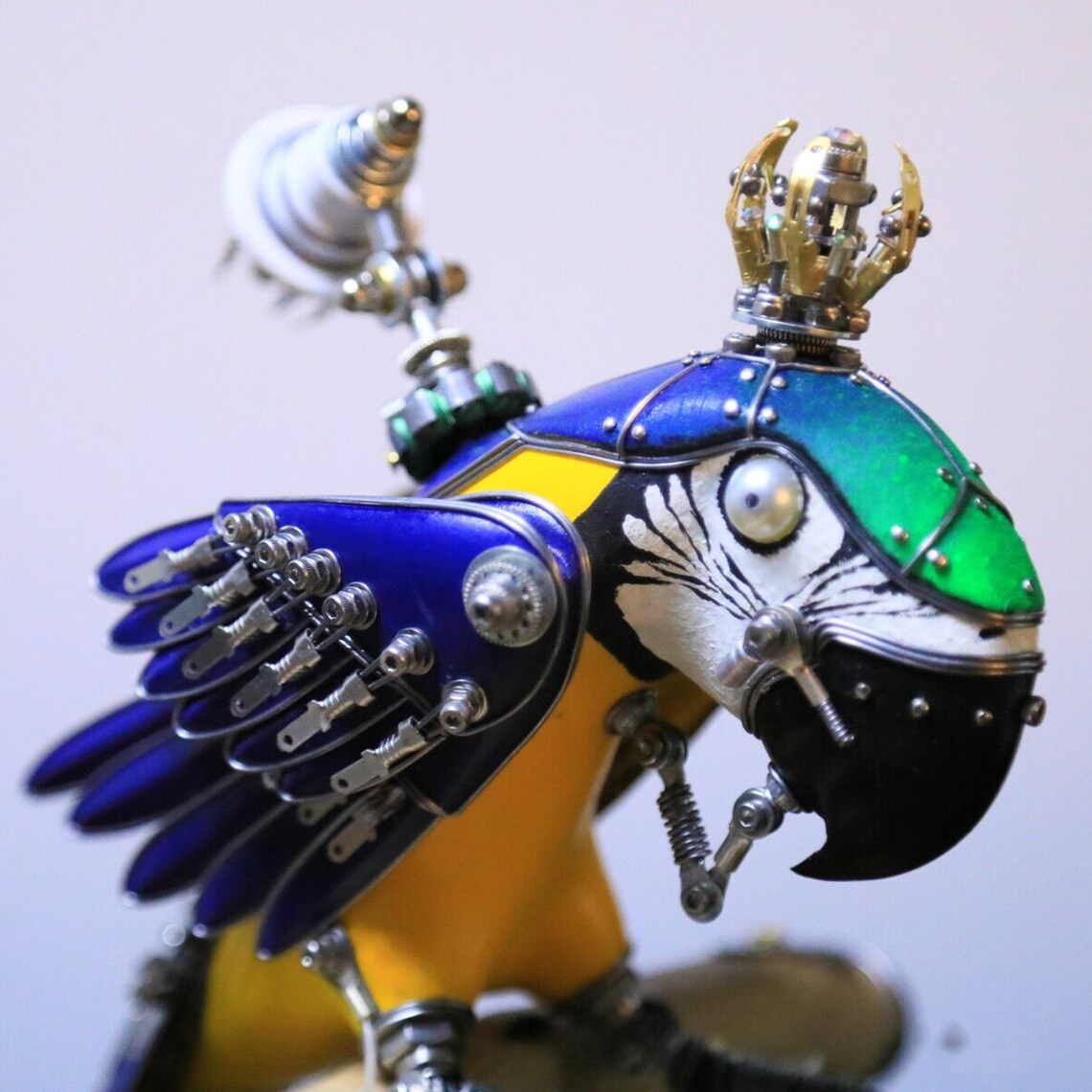 Scarlet Macaw Mechanical Mutant 3D Robot Creature Animals | Etsy