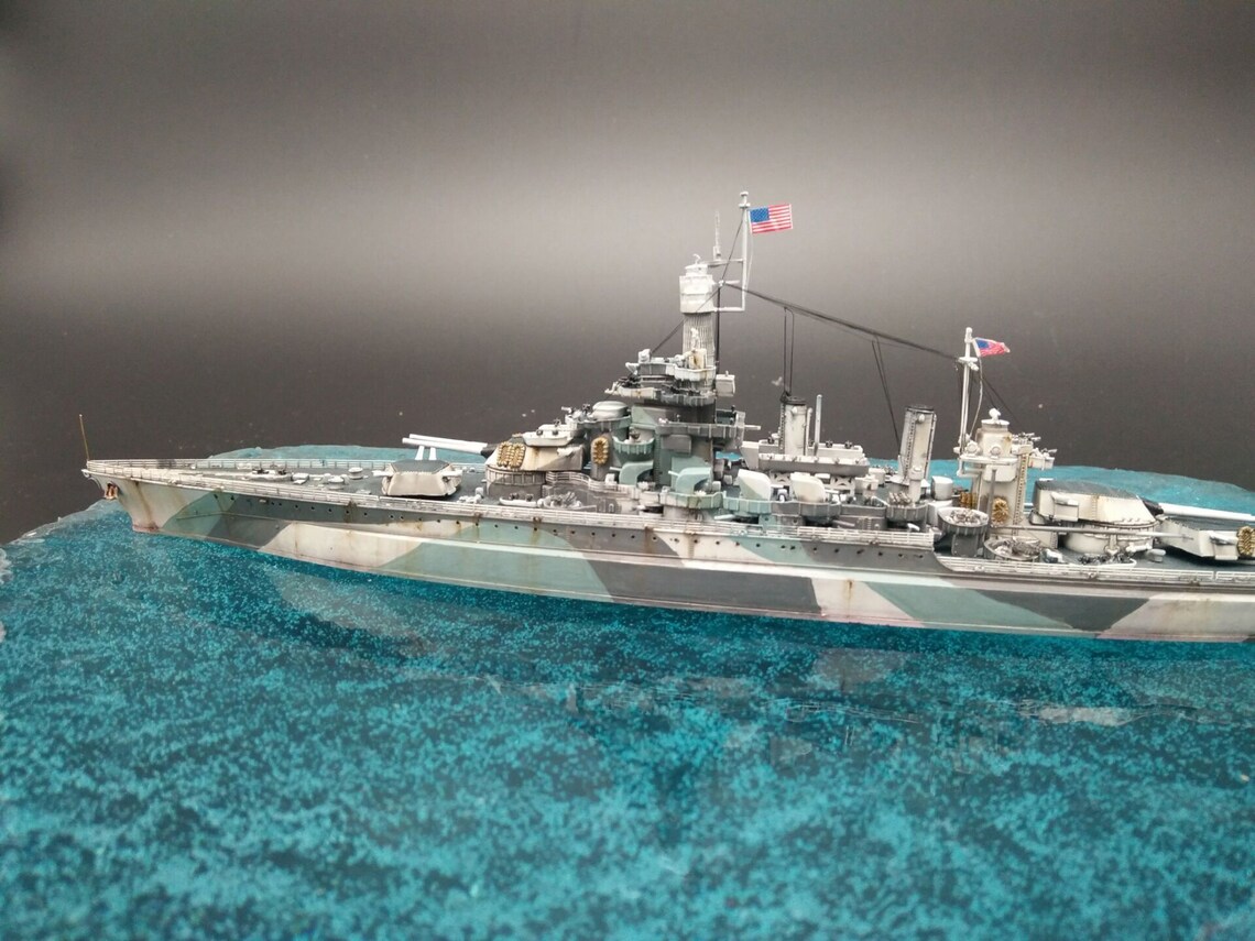 USS Battleship Resin Model Colorado-class Battleship Scale | Etsy