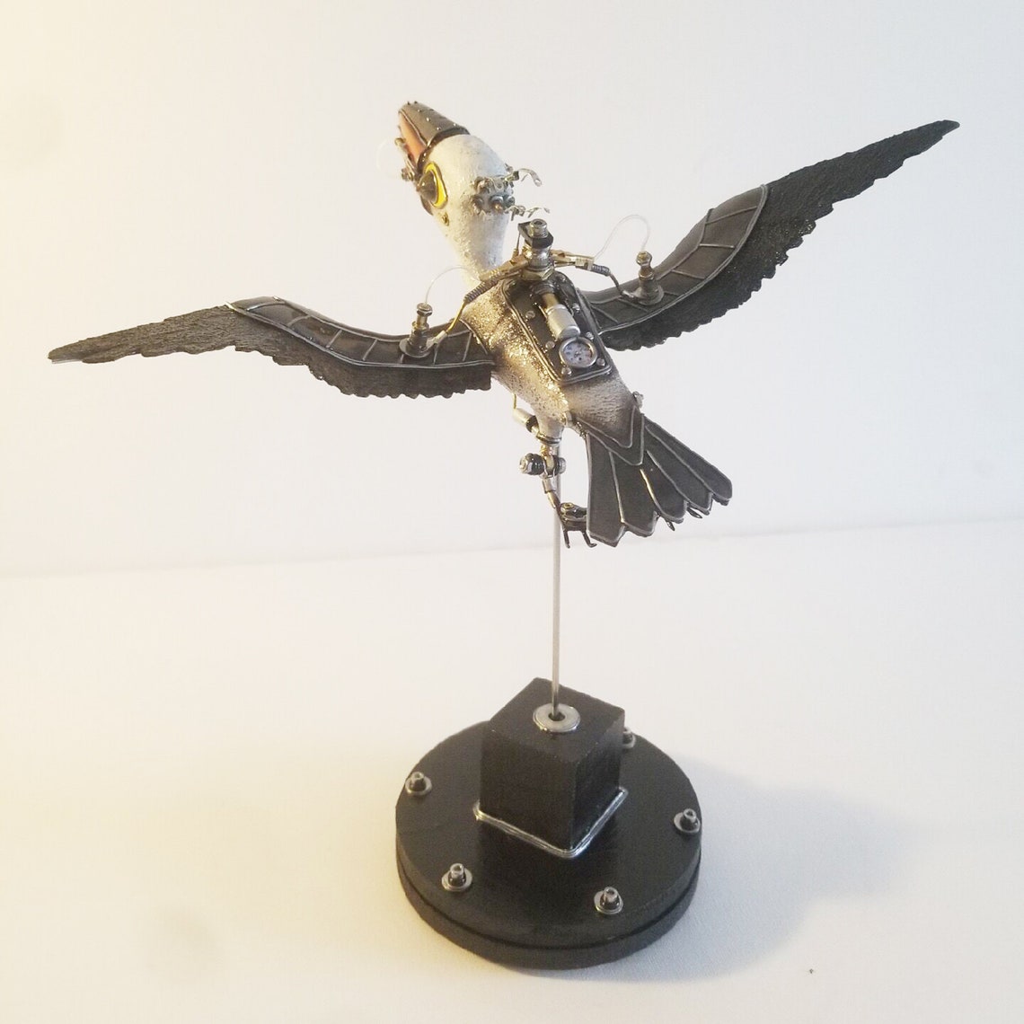 Pelican Mechanical Mutant 3D Robot Creature Animals Art - Etsy