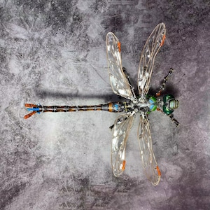 Mechanical Dragonfly Mutant, Sci-fi Fantasy Figurine, 3D Robot Creature ...