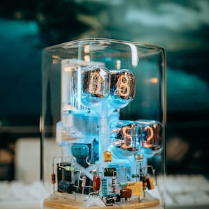 Nixie Tube Clock, Features 3D Vertical Layout, Neat Visible Circuit ...