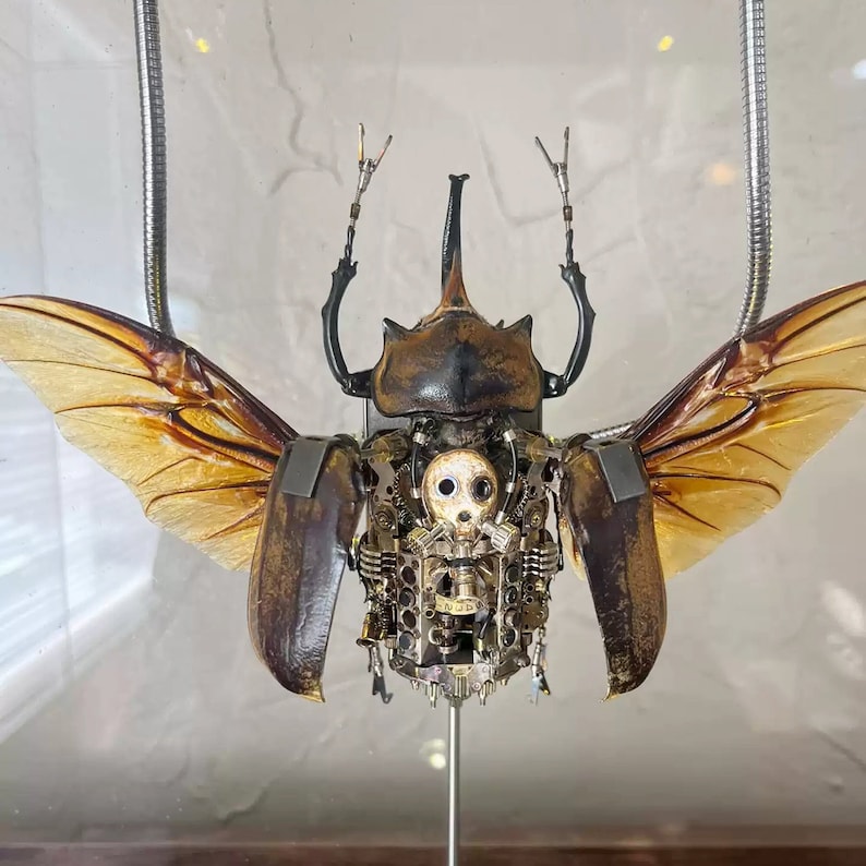 Wasteland Cyborg Mechanical Beetle Insects Bugs Kinetic Sculpture ...