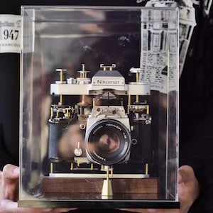 Disassembled 3D Mechanical Camera Deconstructed Art Decorative ...