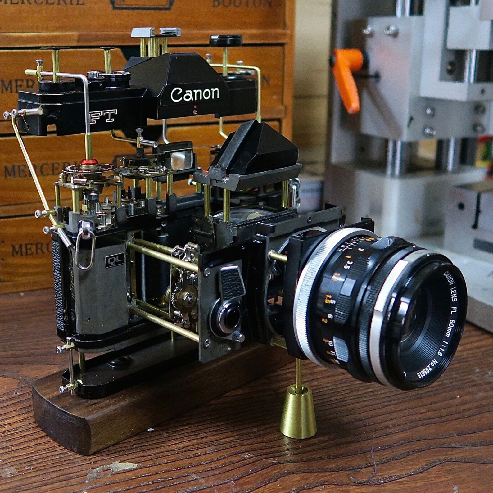 Disassembled 3D Mechanical Camera Deconstructed Art Decorative - Etsy