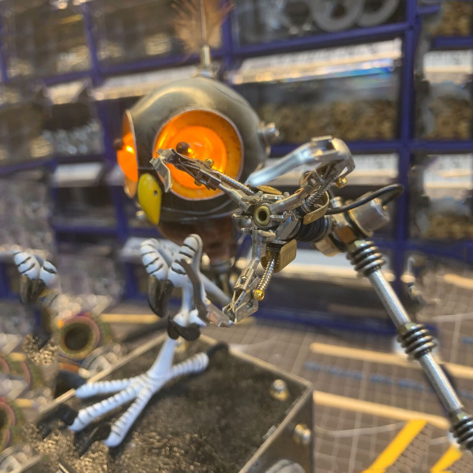 Owl Mechanical Mutant 3D Robot Original Designed Steampunk - Etsy