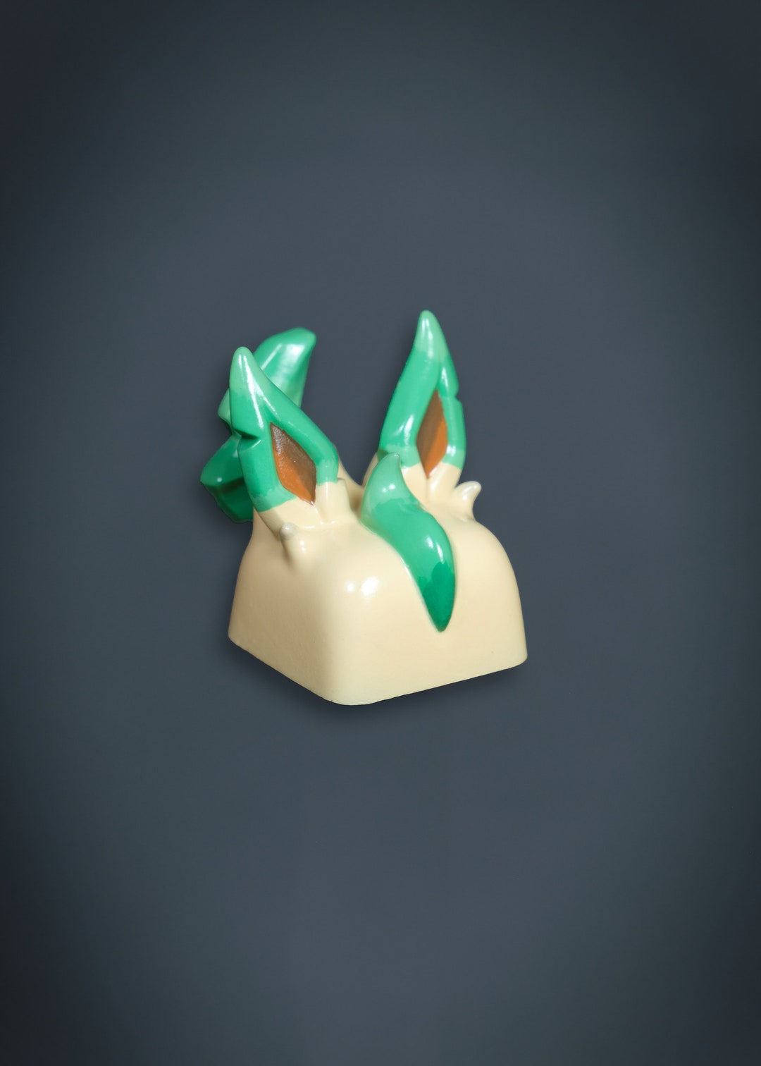 Keycap - Leafeon - Artisan Keycap - Pokemon Keycap - Eeveelutions - Etsy