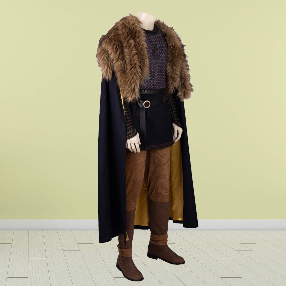 Ragnar Lothbrok Costume Cosplay Suit Vikings Halloween Outfit | Etsy