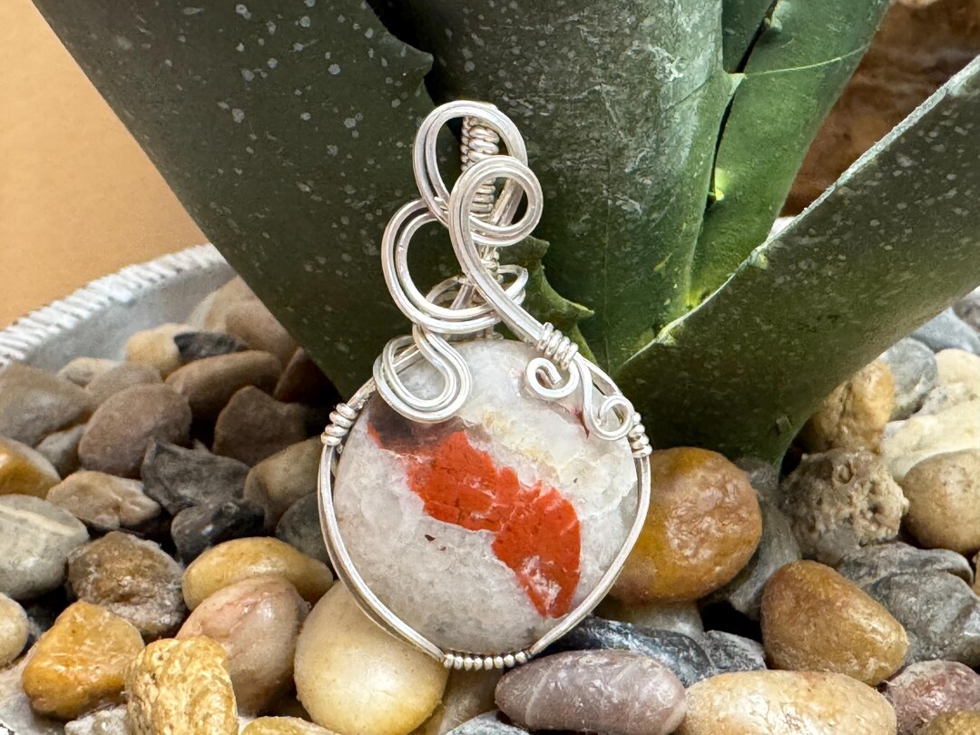 Pudding Stone Pendant & Necklace - Etsy