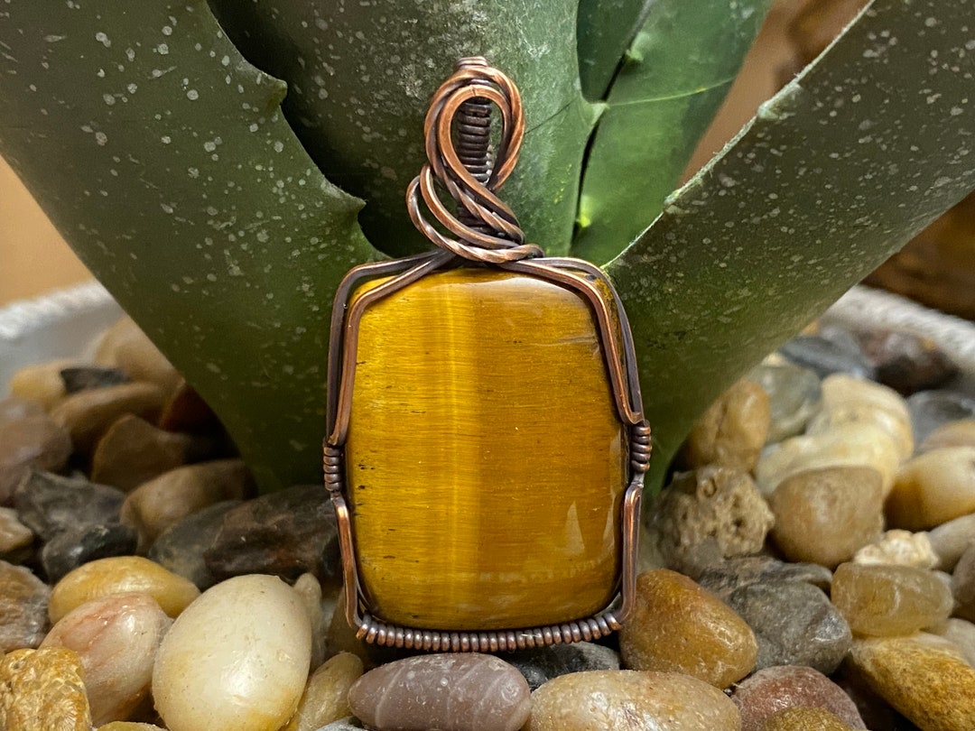 Tigers Eye Pendant & Necklace - Etsy