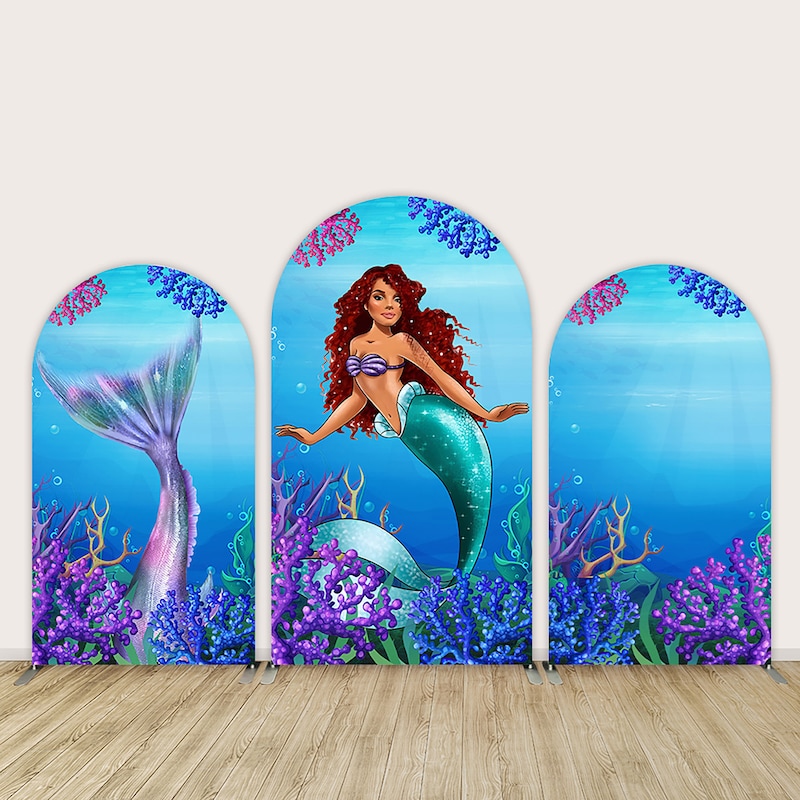 Mermaid Backdrop Decorations - Etsy